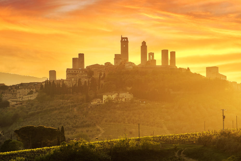 Chianti Wine Tour + Sunset in San Gimignano & dinner