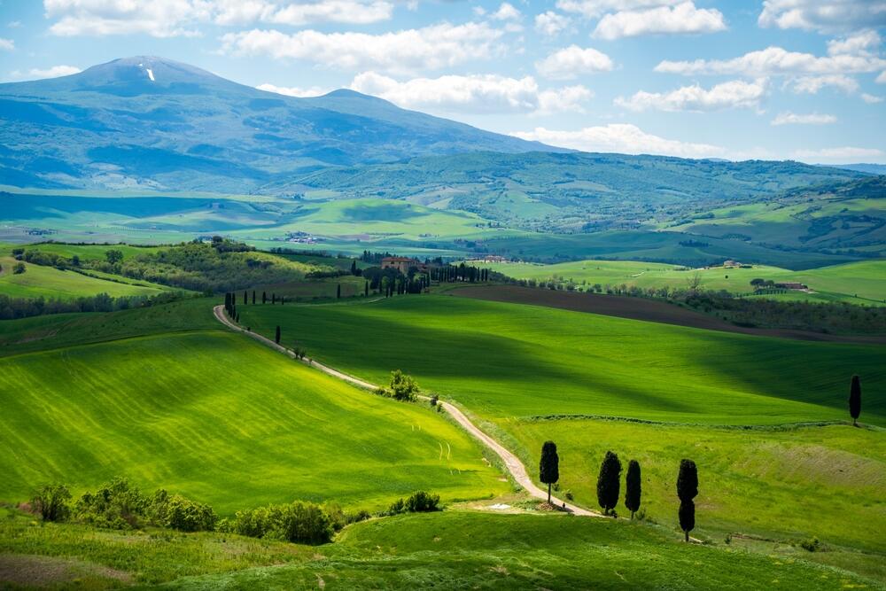 Gladiator’s walk in Pienza